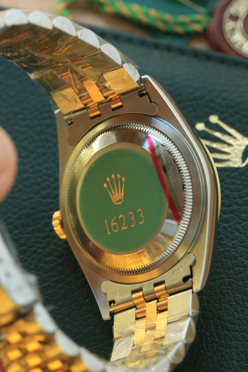 Rolex Oyster Perpetual Datejust Pyramid Dial NOS Full-Set – Mayfair Watch